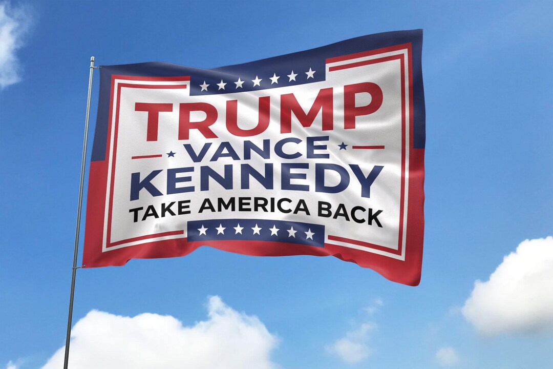 Trump Vance RFK Jr 2024 Flag/president '24 Flag/trump Vance Kennedy ...