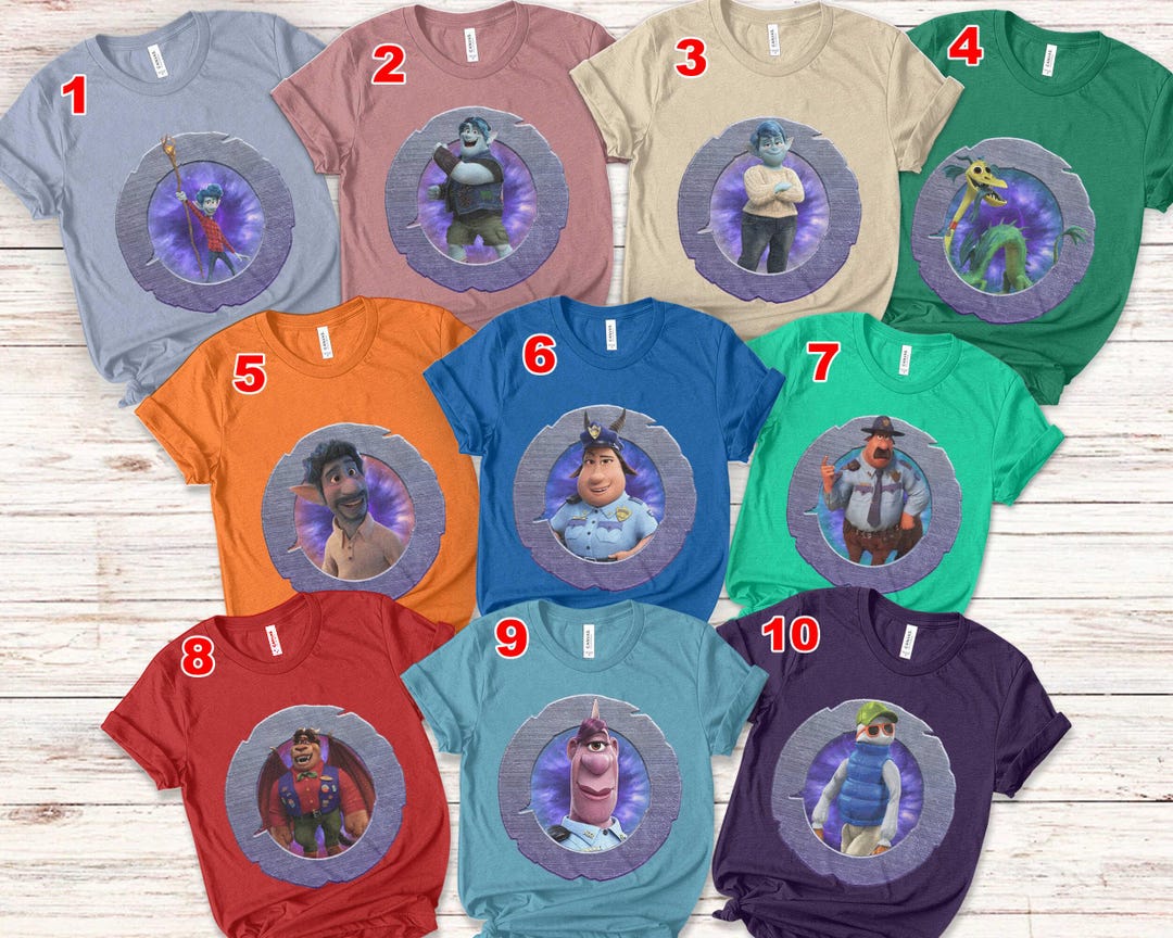 Custom Onward Characters Group Shirt, Ian Lightfoot Shirt, Manticore ...