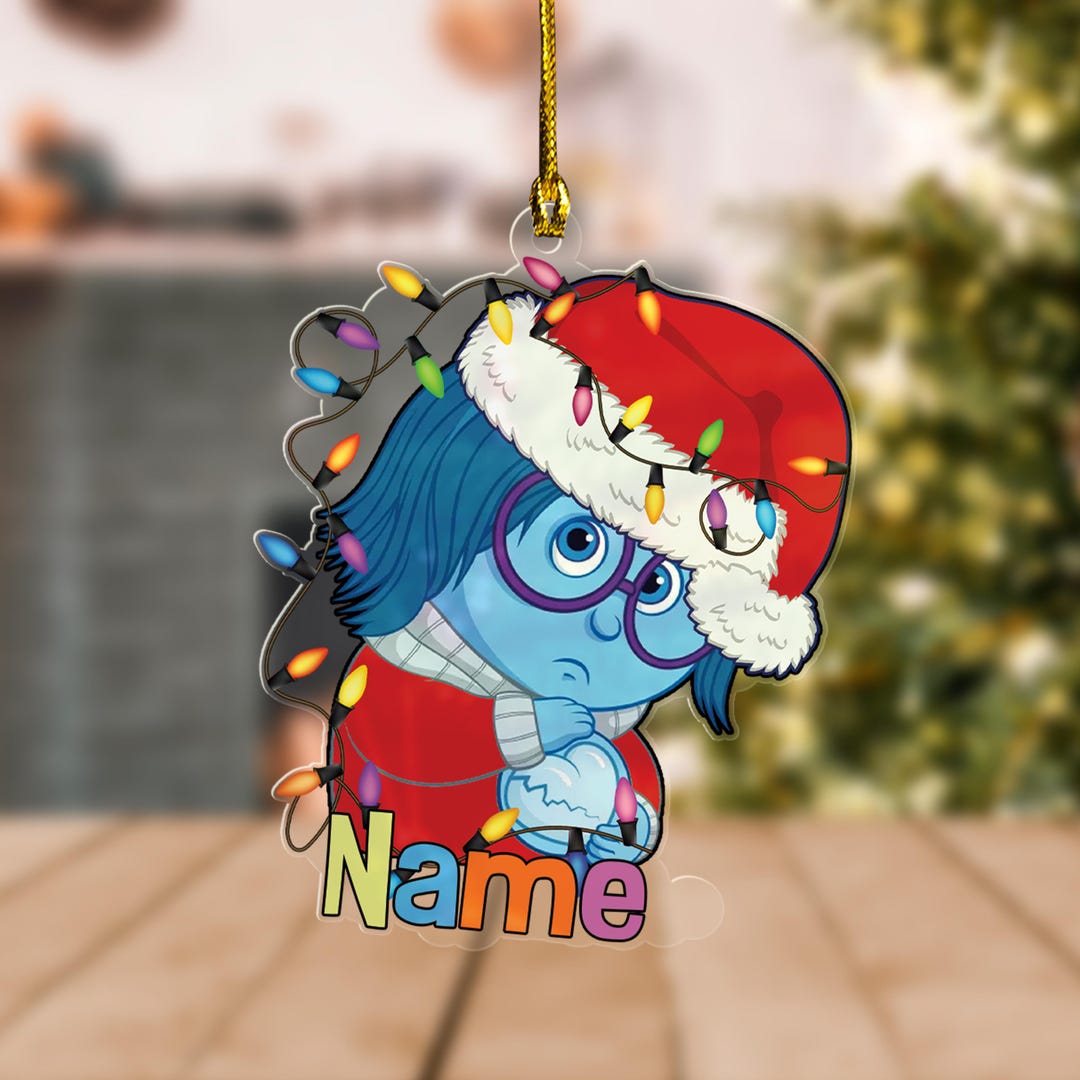 Custom Disney Inside Out Christmas Ornament, It's Okay to Feel All the ...