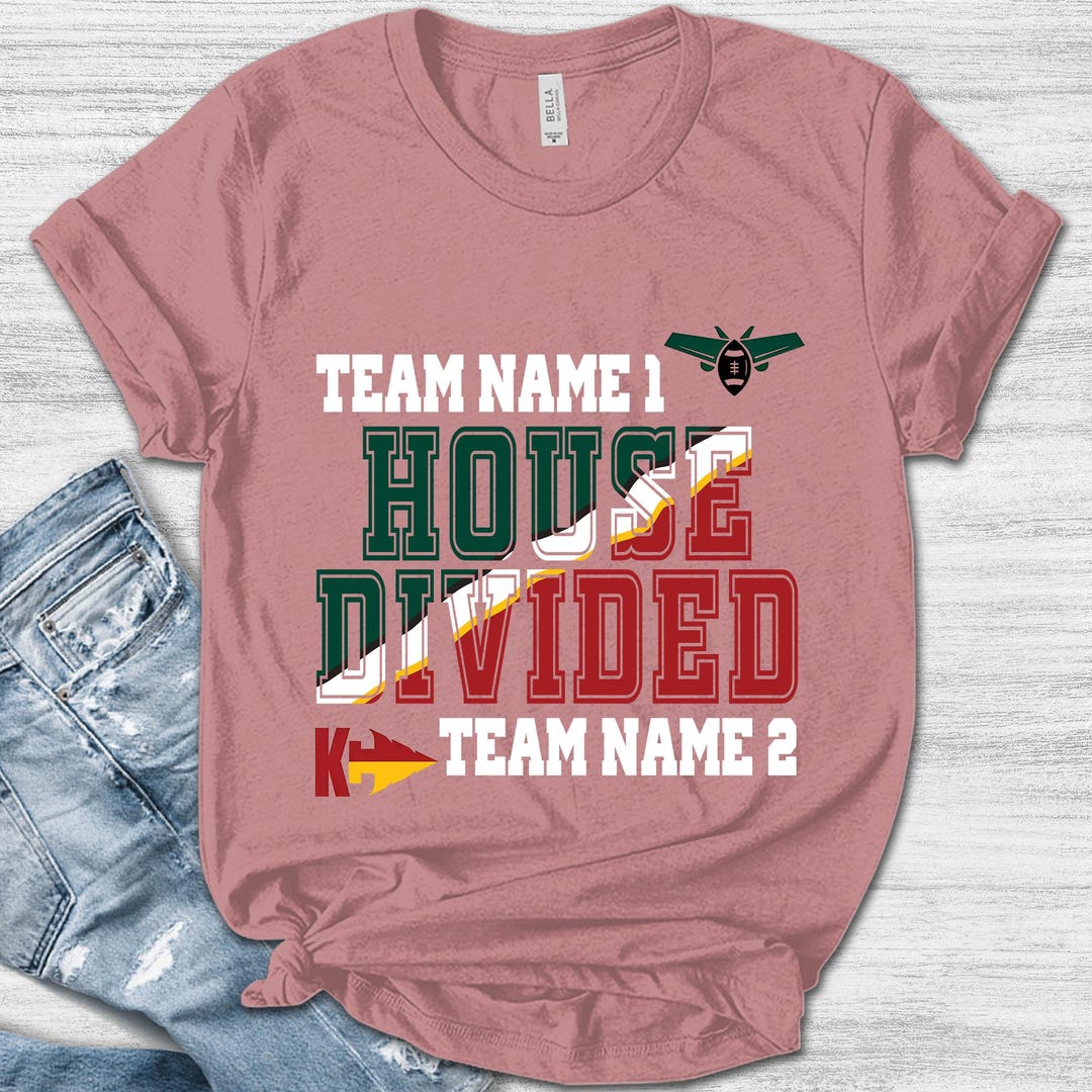 Custom House Divided Shirts/custom Any Sport Team College Shirt/custom ...