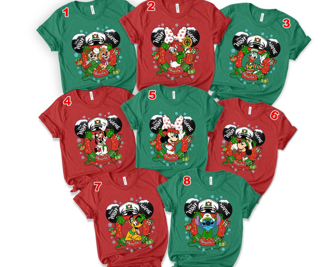 Personalized Disney Characters Very Merry Time Cruises Shirts, Disney ...