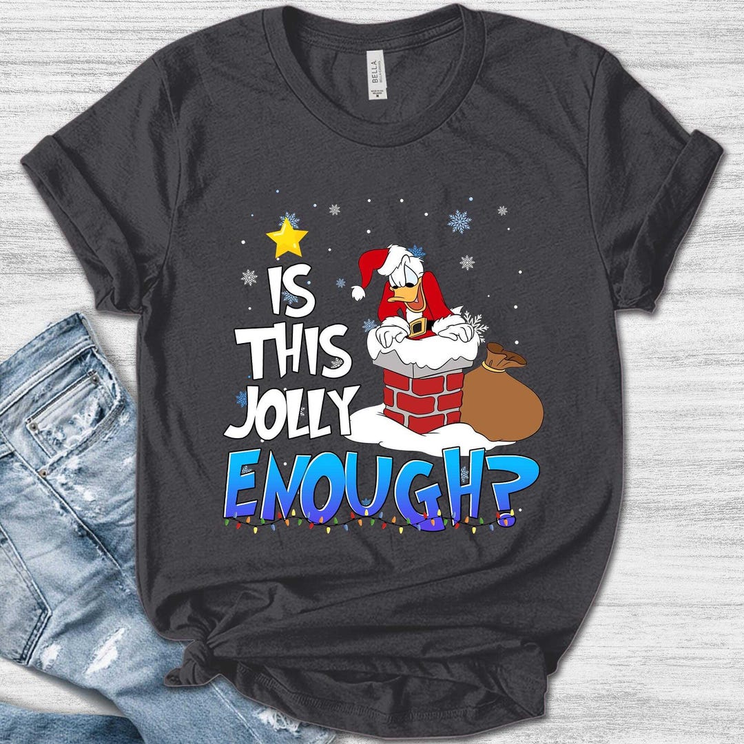 Funny Donald Angry Duck is This Jolly Enough Christmas Light Shirt ...