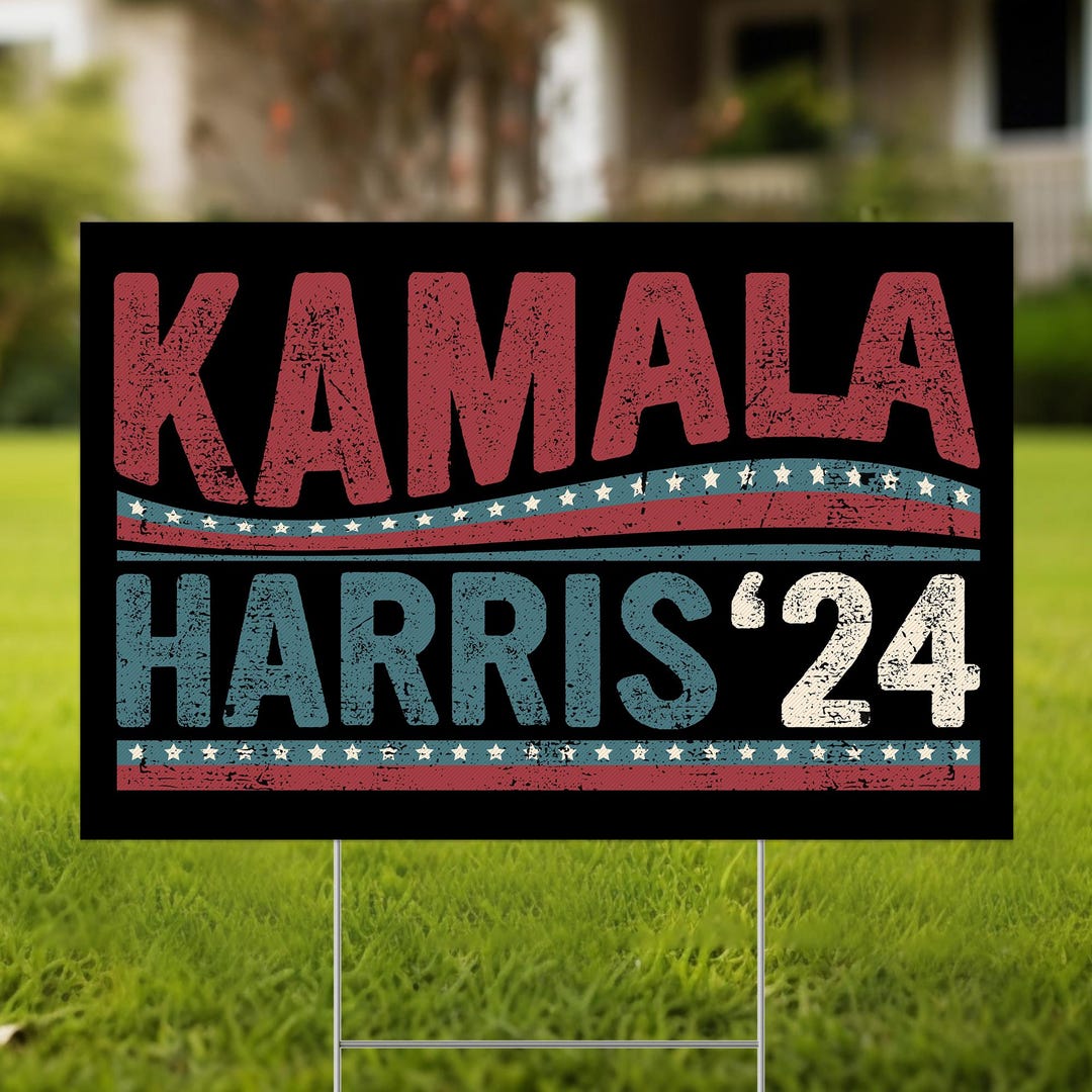 Kamala Harris 2024 Yard Sign, President Kamala Harris 2024 Sign, Madam ...
