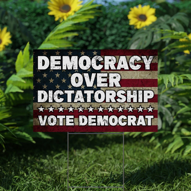 Dictatorship Yard Signs - Etsy