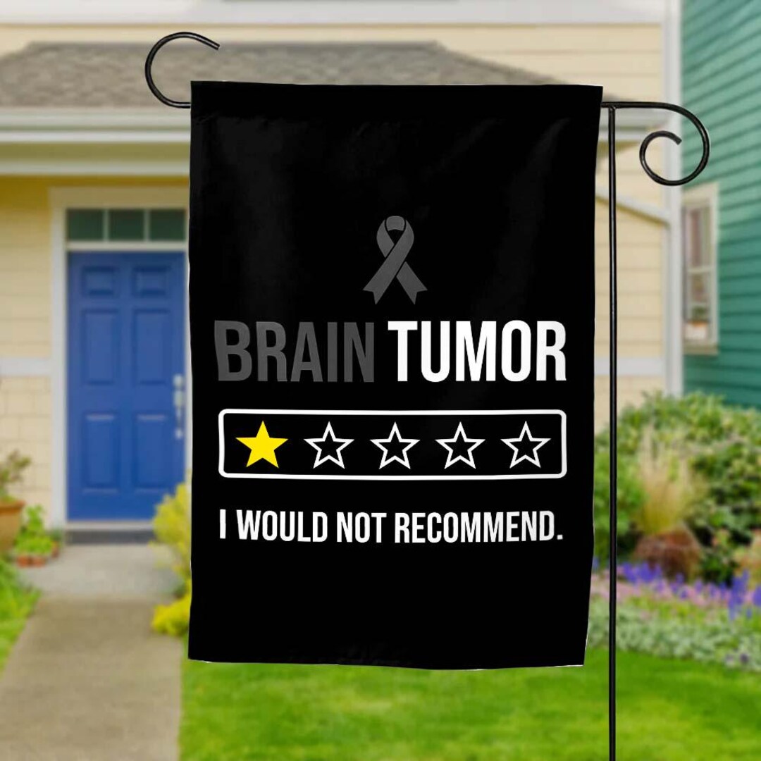 Brain Tumor Recommend Garden Flag, Double-sided, Brain Tumor Awareness ...