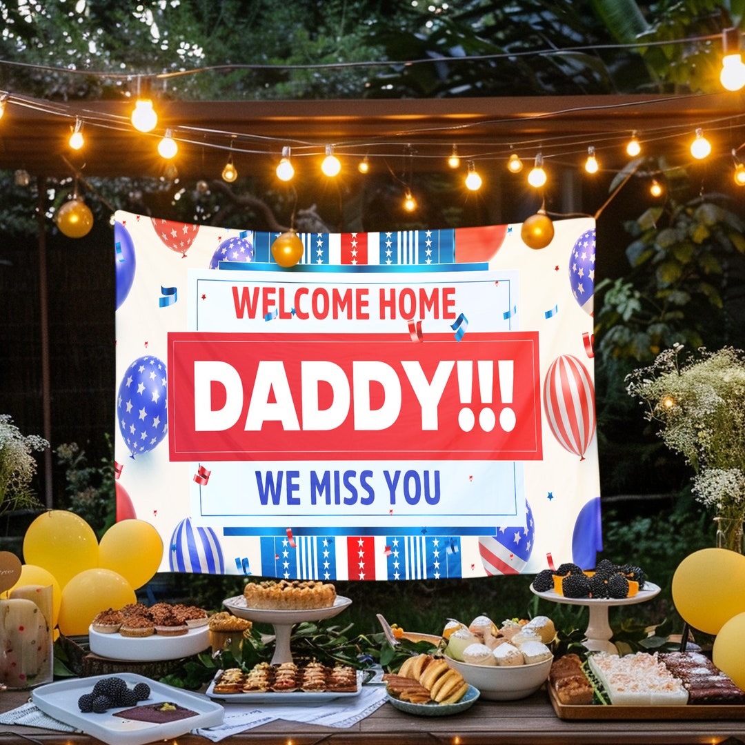 Welcome Home Military Banner, Welcome Home Military Sign, Soldier ...