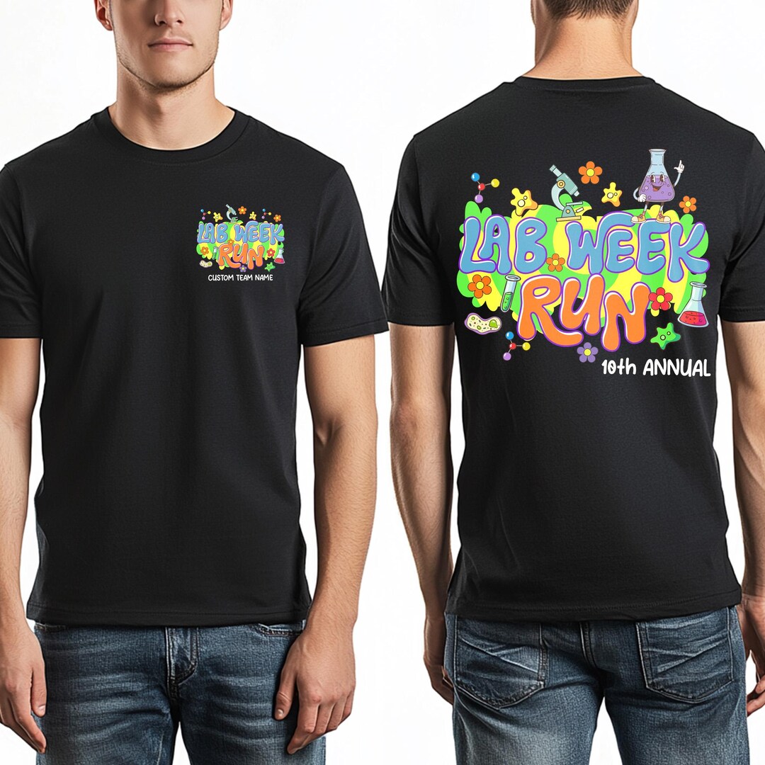 Retro Lab Week 2025 Shirt, Lab Week Run 10th Annual 2025, Medical Lab ...