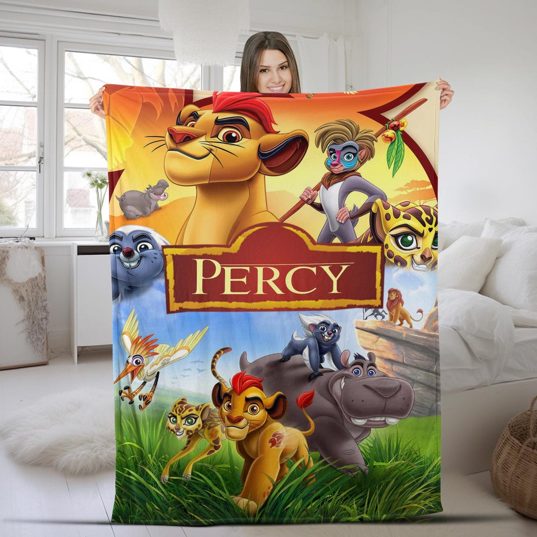 Disney the Lion Guard Blanket, Amnimal Kingdom Blanket, Disney Blanket ...