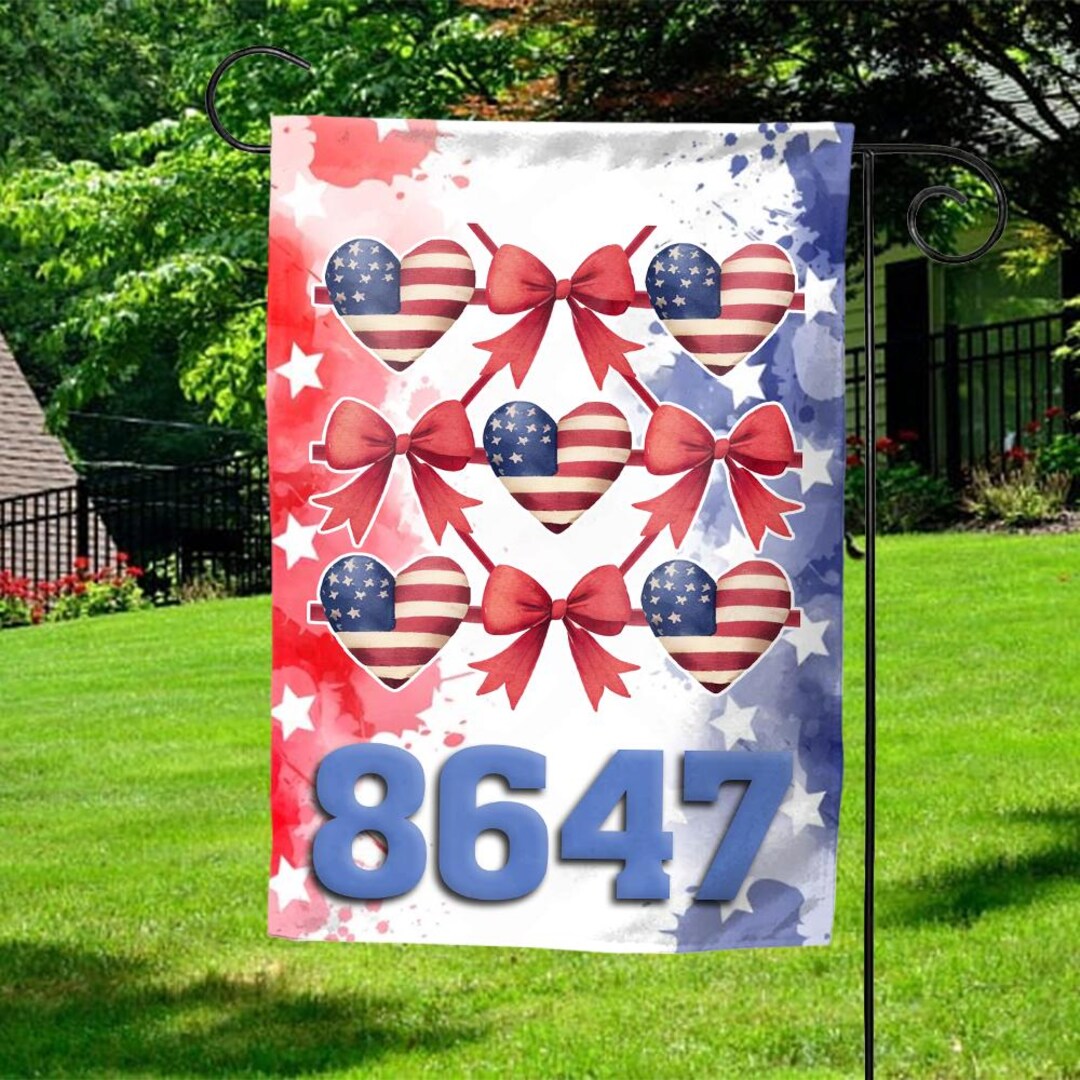 Anti Trump 4th of July Garden Flag, Liberal Flag, Social Activist Flag ...