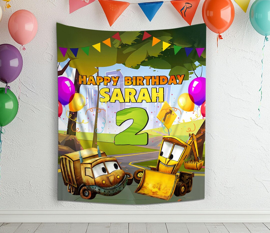 Personalized Stinky and Dirty Show Birthday Banner, Stinky and Dirty ...