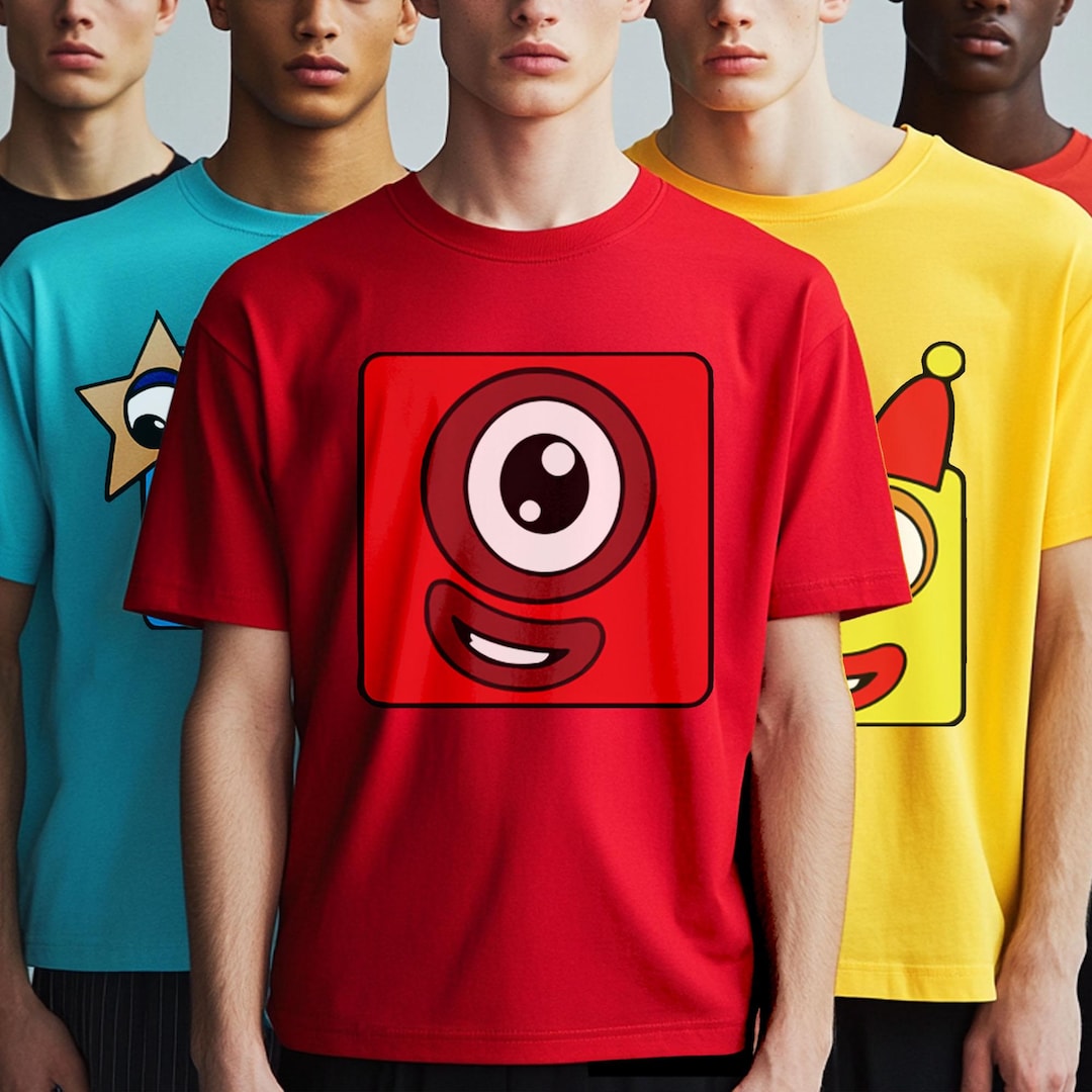 Numberblocks Costume Shirt, Numberblocks Birthday Group Shirt, Group ...