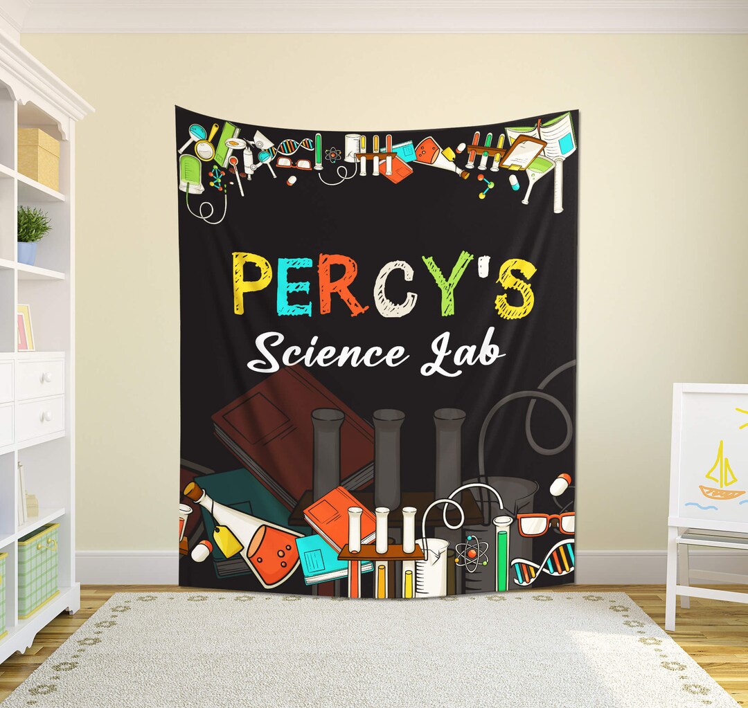 Science Birthday Banner, Science Birthday Party, Science Birthday ...