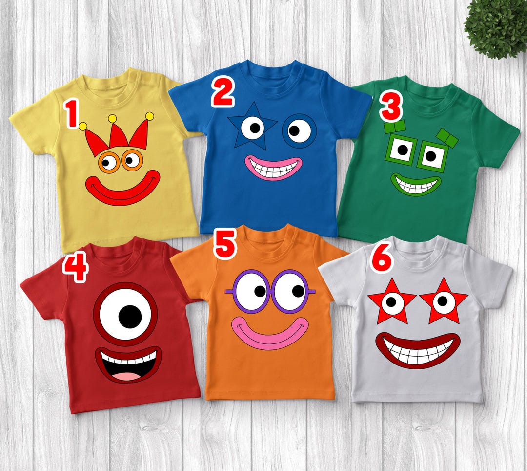 Numberblocks Costume Halloween, Number Blocks Characters, Kids ...
