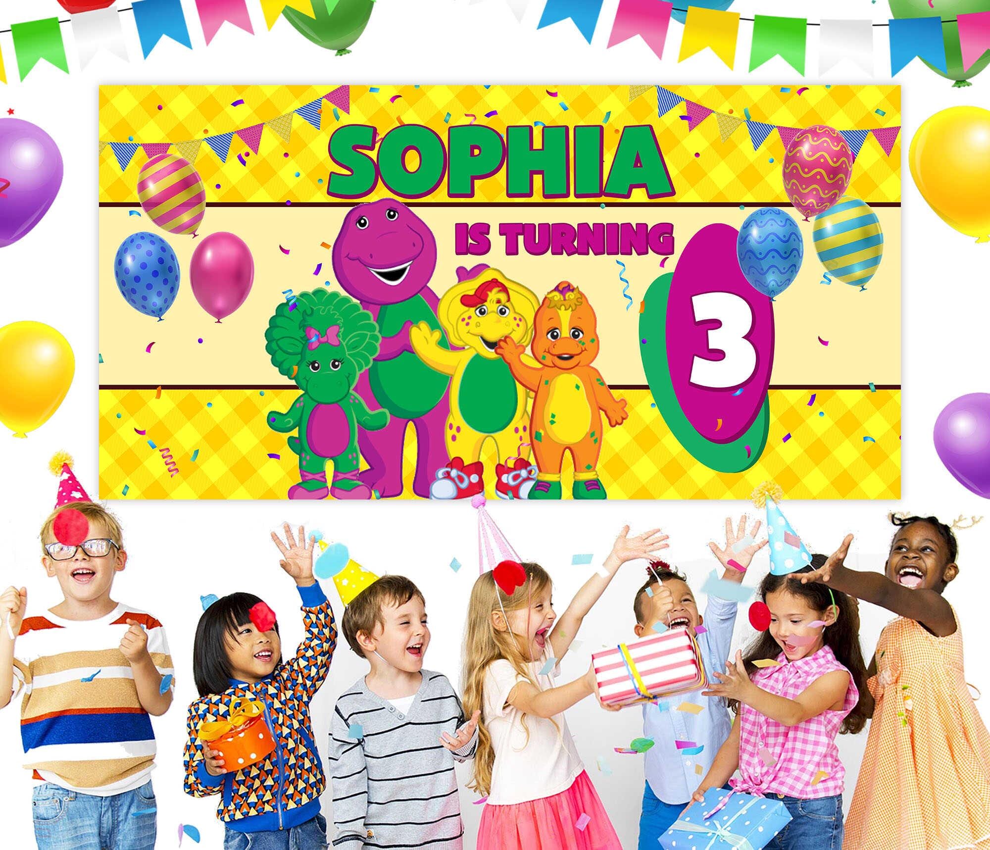 Barney Birthday Background