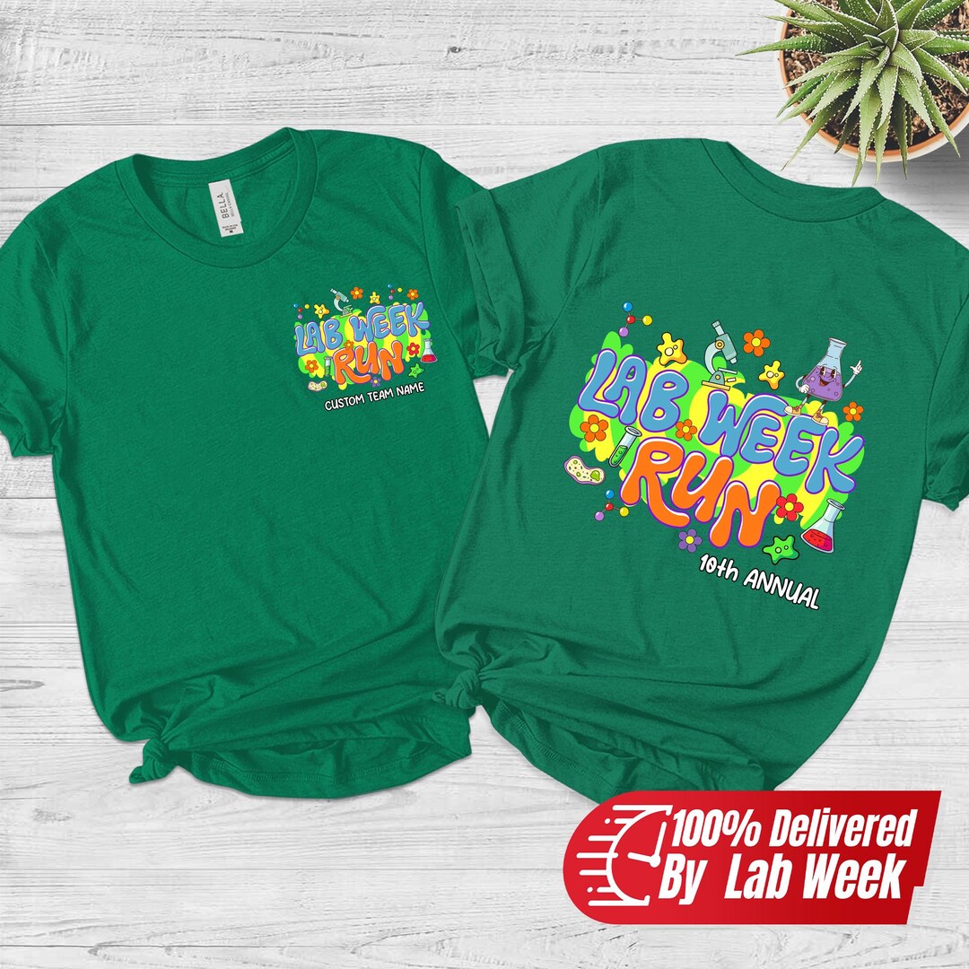 Retro Lab Week 2025 Shirt, Lab Week Run 10th Annual 2025, Medical Lab ...