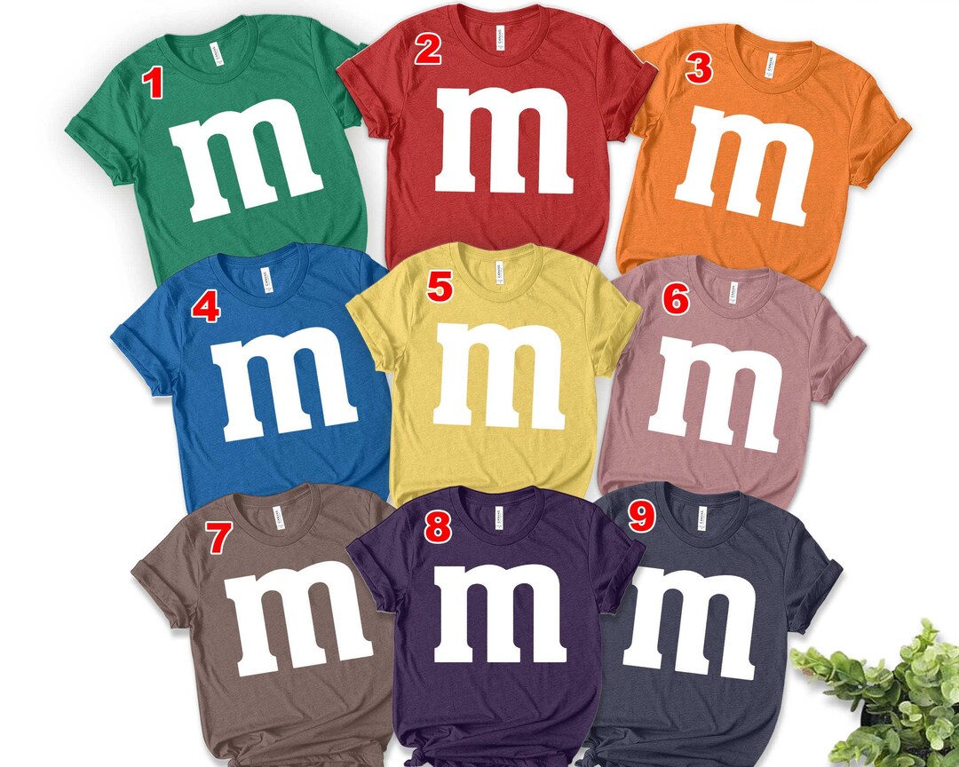 M&M Candies T Shirt, M and M Matching Family Shirt, Family Halloween ...