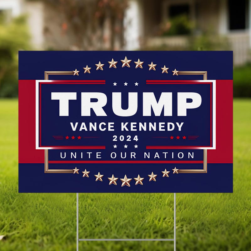 Trump Vance Kennedy Yard Signs - Etsy