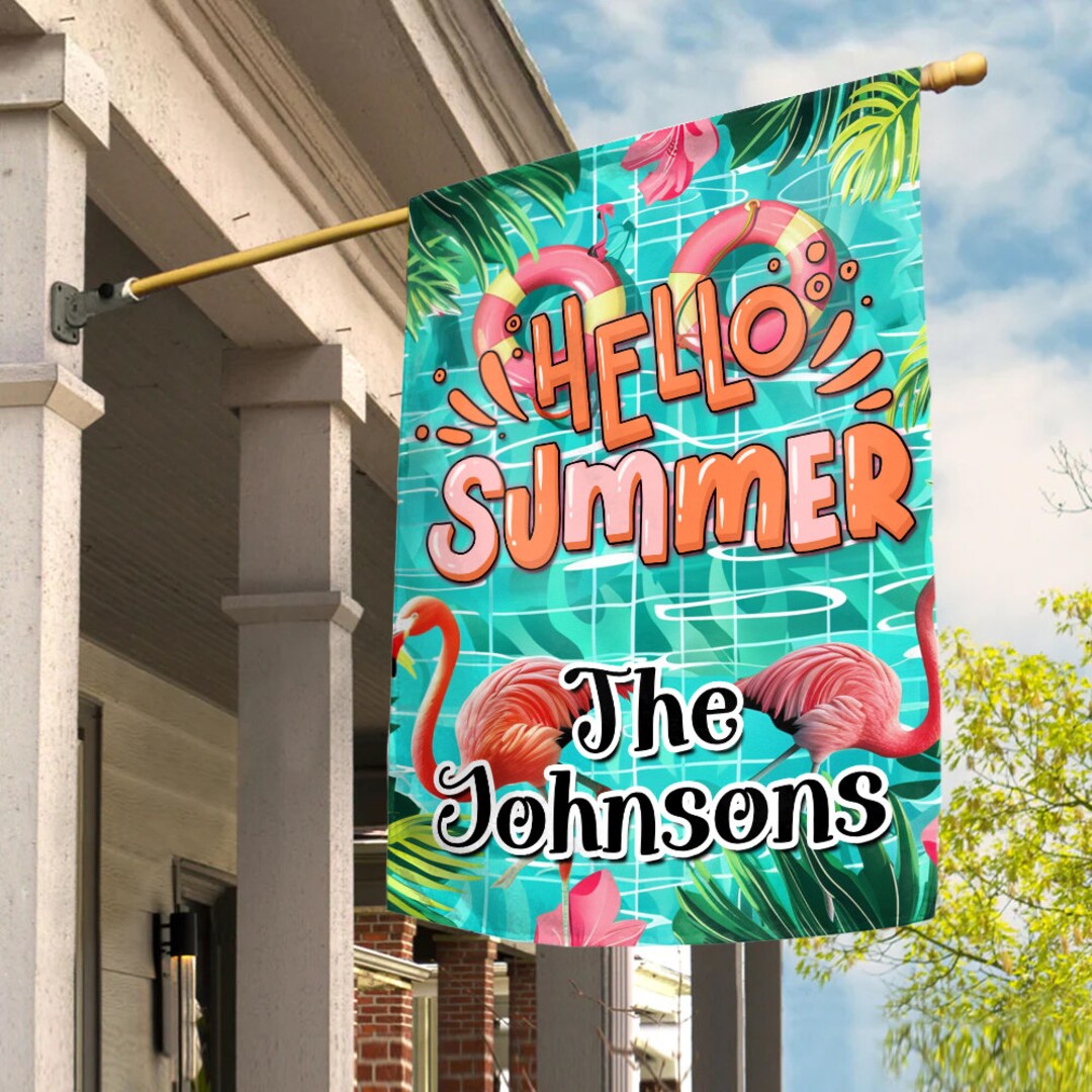 Personalized Welcome to Our Pool Flag/life is Better at the Pool Flag ...