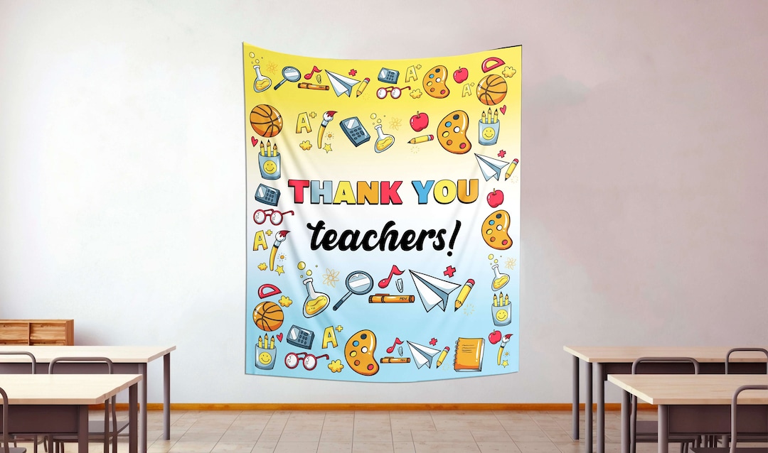 Teacher Appreciation Banner, Teacher Appreciation Week Decor, Teacher ...