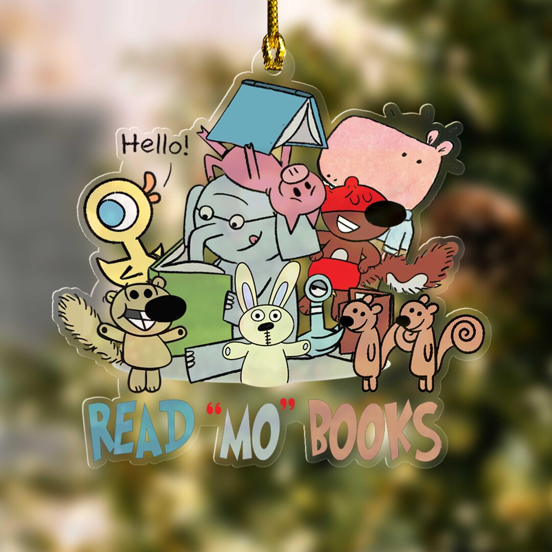 Read More Book Piggie Elephant Pigeons Ornament/it's a Good Day to Read ...