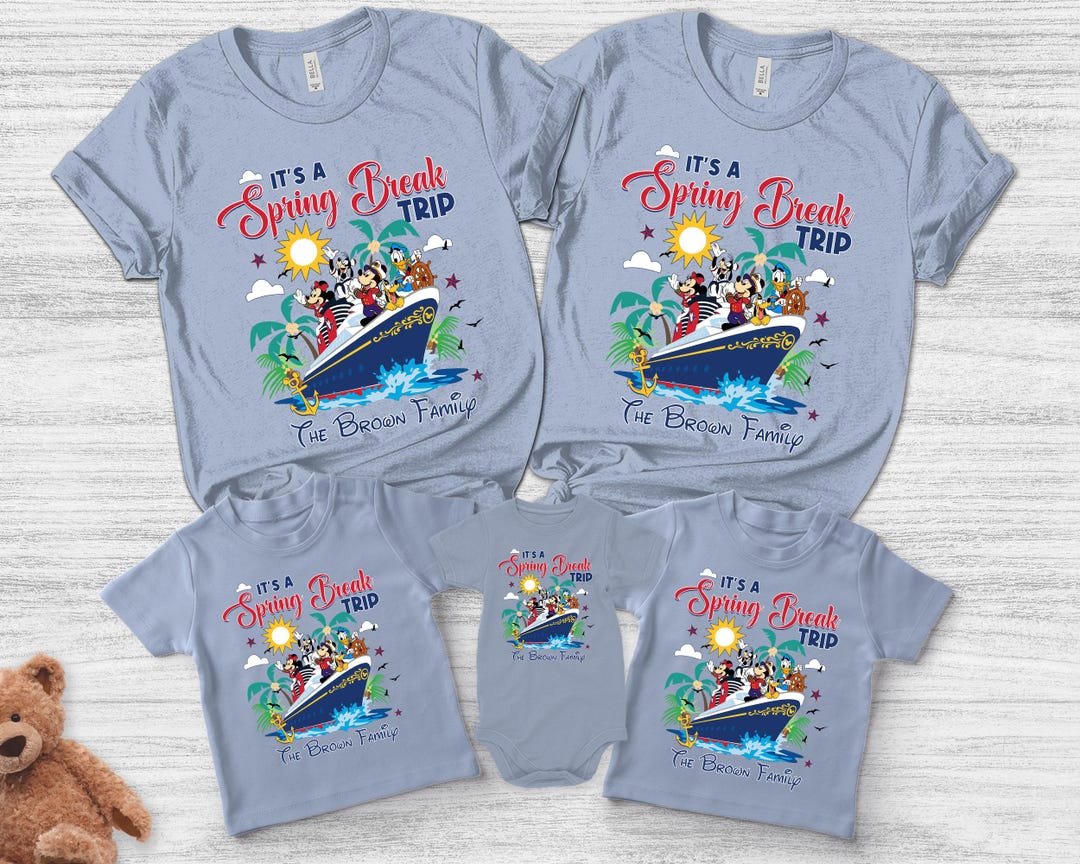 Vintage Disney Spring Break 2025 Shirt/retro Mickey and Friends Spring ...