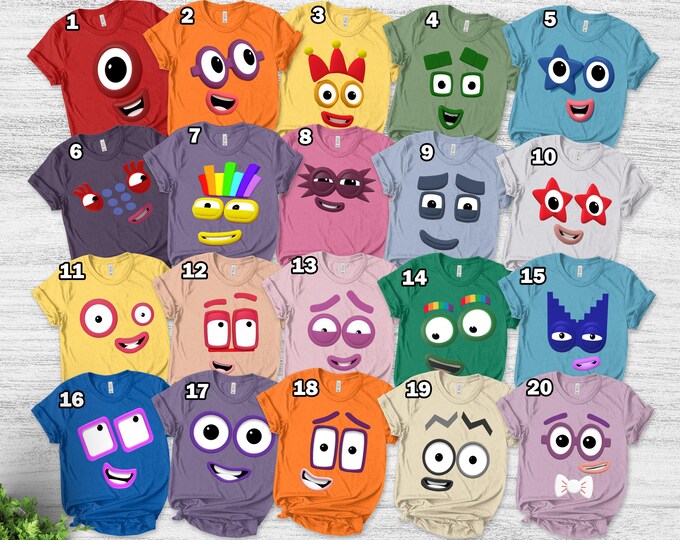 Numberblocks Kids Mask, Kids Mask, Numberblocks Mask, Kids Face Mask ...