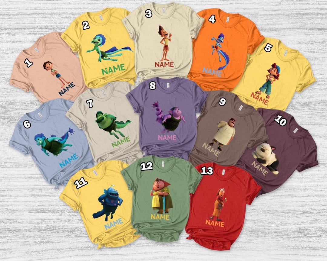 Luca Birthday Shirt/luca Family Birthday Tshirt/birthday Boy Shirt ...