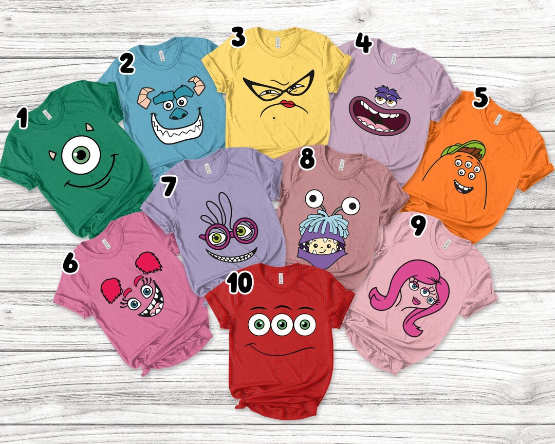 Monsters Inc Costume Shirt/monsters Inc Birthday/monsters University ...