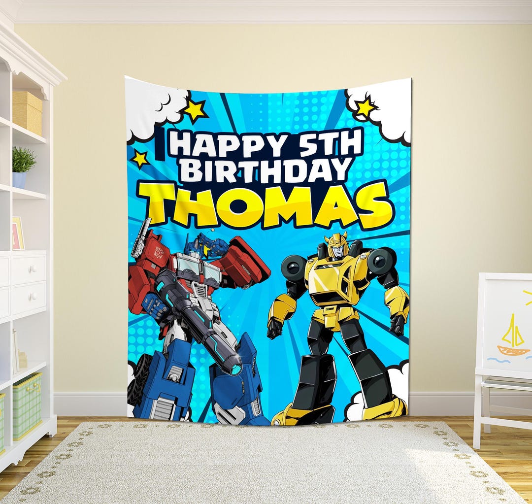 Optimus Prime Theme Birthday Decorations, Optimus Prime Birthday Party ...