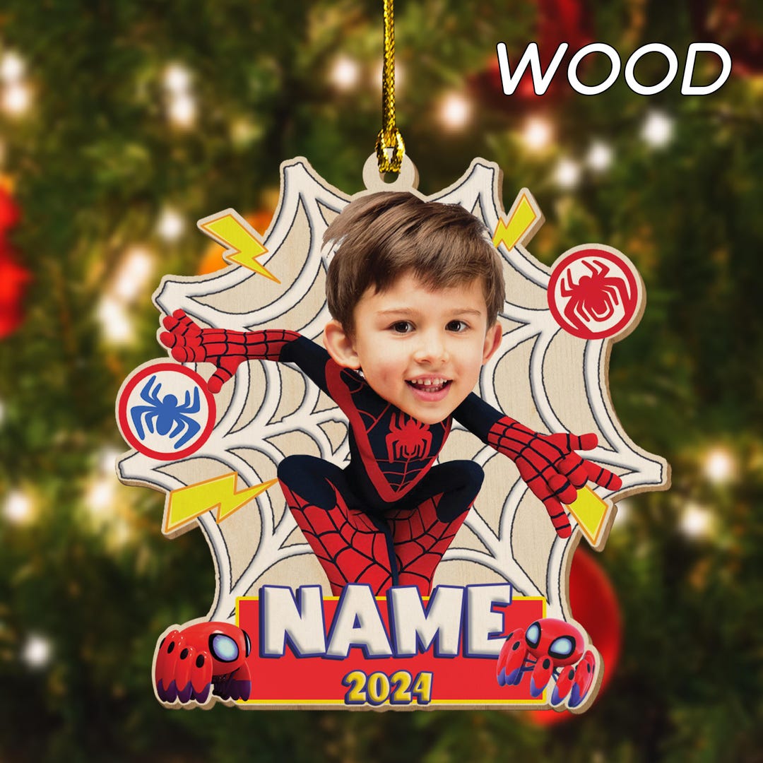 Personalized Spidey and His Amazing Friends Christmas Lights Ornament ...