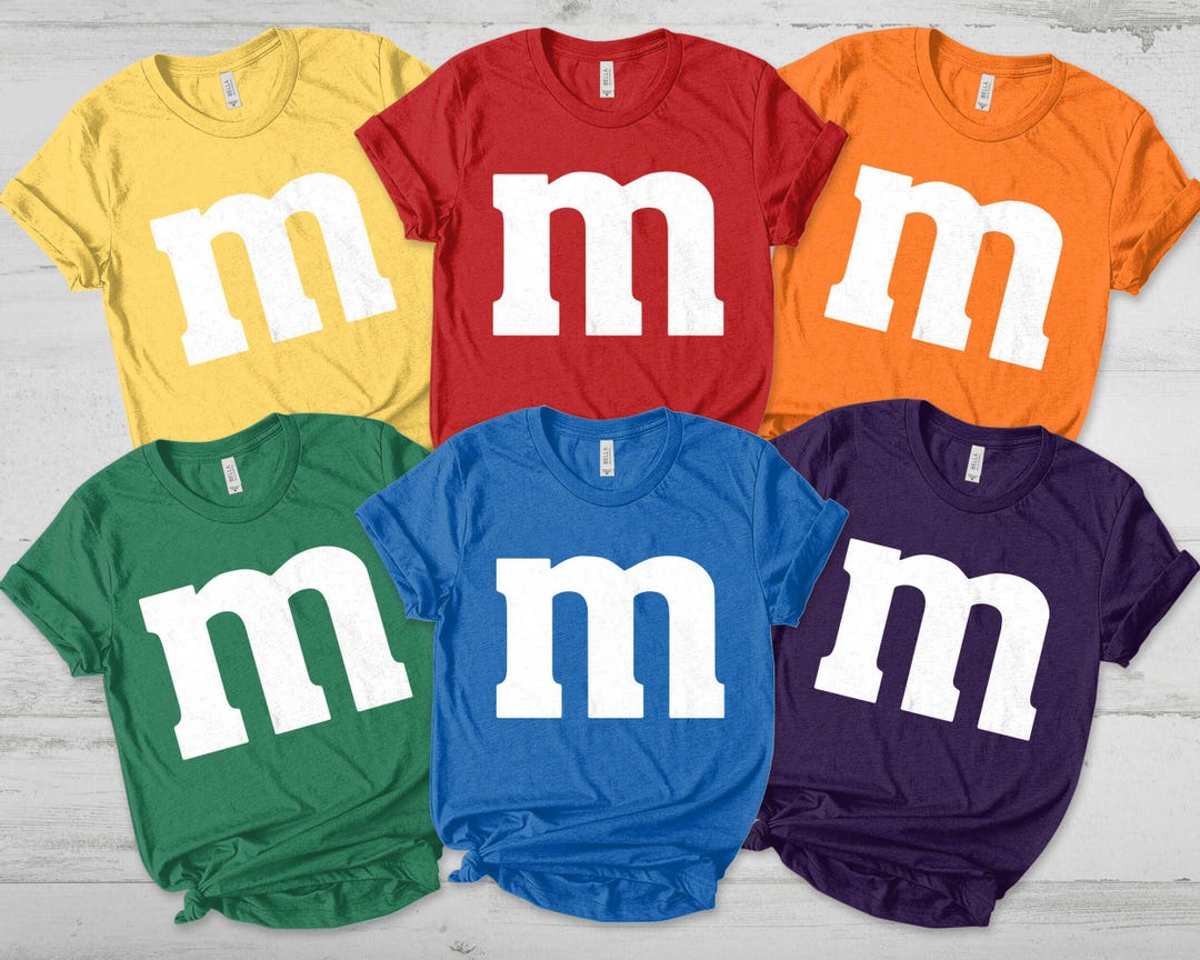 M&M T Shirt M and M T Shirt Group Family Halloween Costume T Shirt Tee ...
