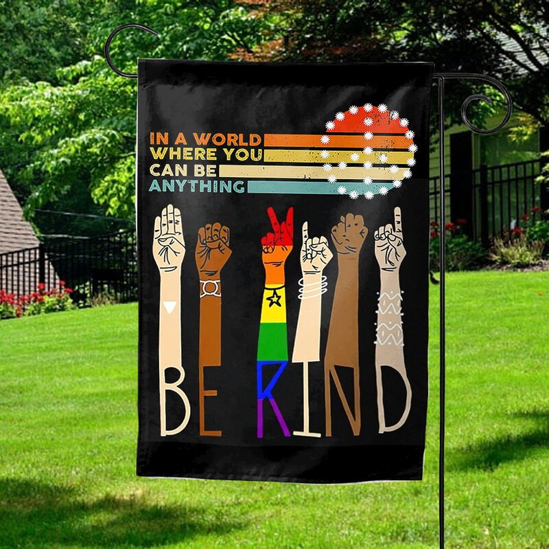 Be Kind Flag - Etsy