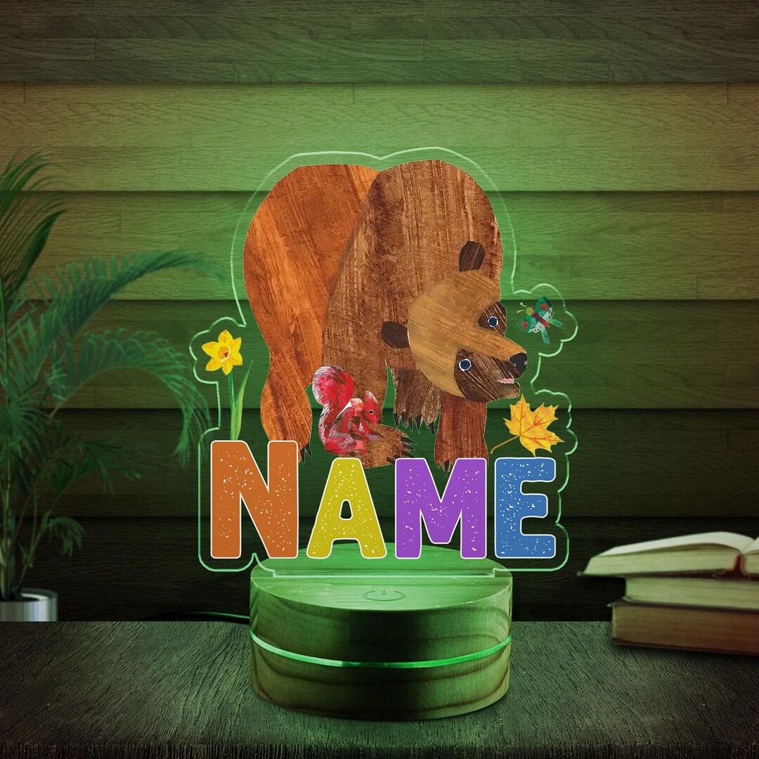 Eric Carle Brown Bear Night Light/disney Eric Brown Bear Night Light ...