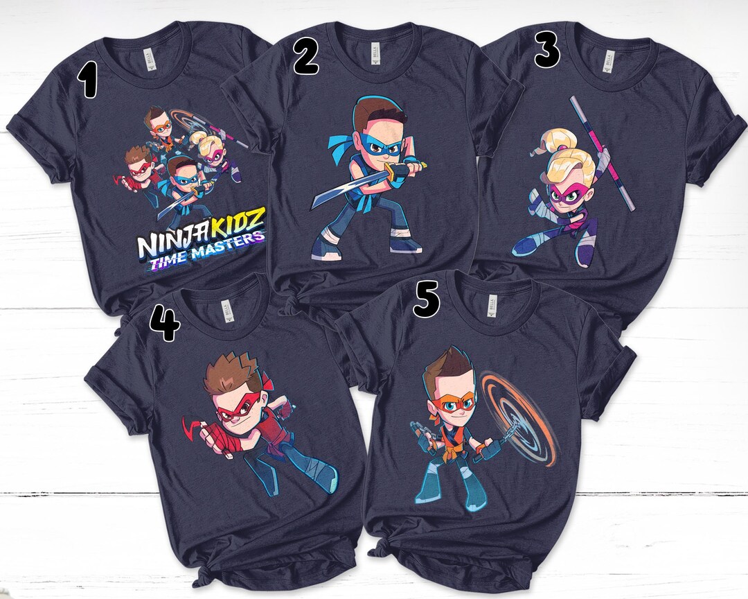 Ninja Kidz Birthday Shirt, Ninja Family Birthday Shirts, Personalized ...