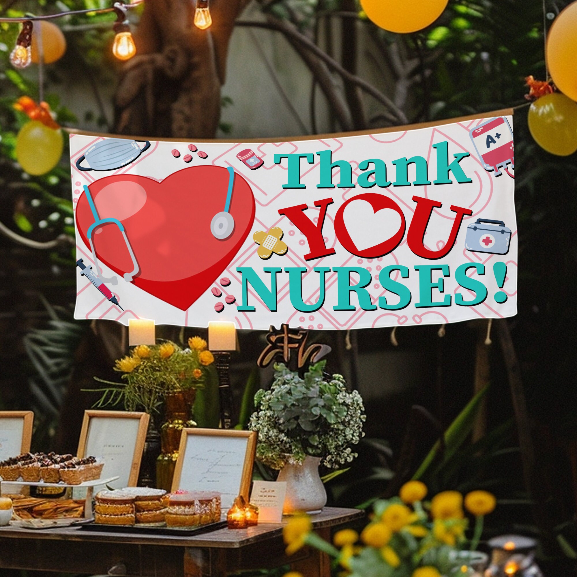 National Nurses Week Appreciation Banner Nurse Appreciation Day Sign ...