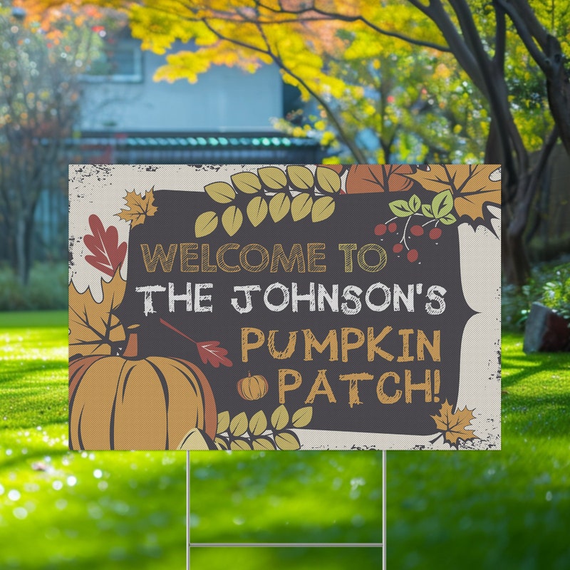 Pumpkin Patch Sign - Etsy