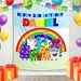 Personalized Birthday Numberblocks Banner, Printable Party Backdrops ...