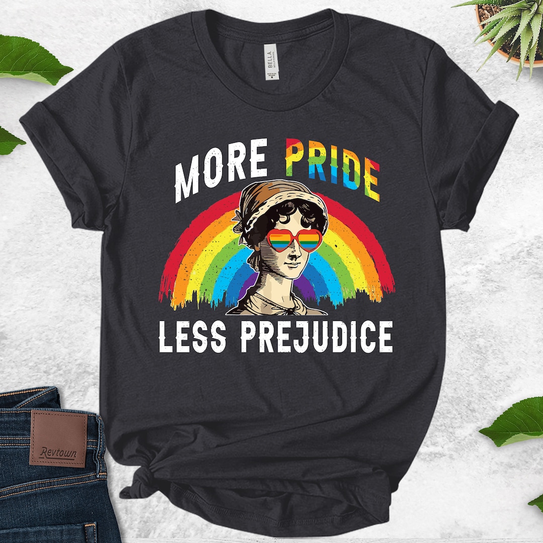 More Pride Less Prejudice Shirt, LGBTQ T-shirt, Pride Parade Tee ...