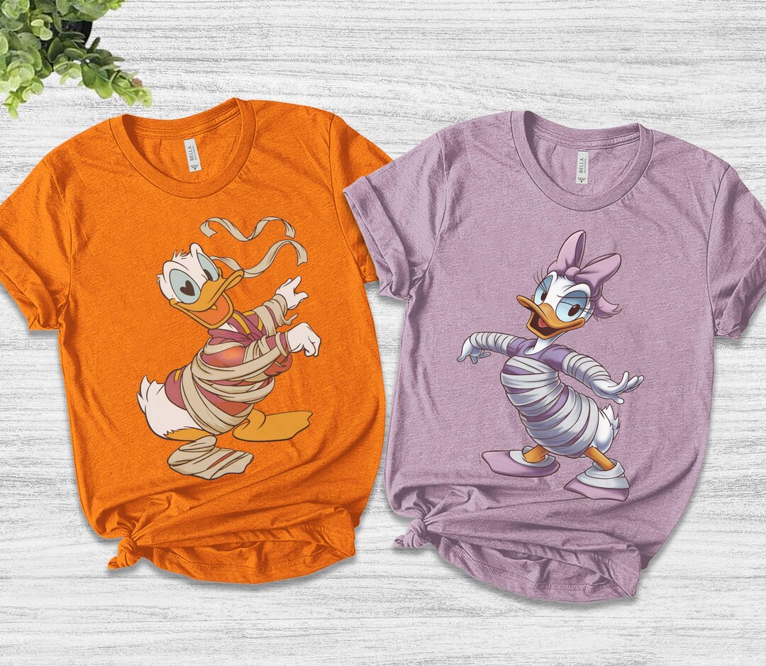 Funny Donald and Daisy Duck Mummy Halloween Couple, Disney Mickey's Not ...