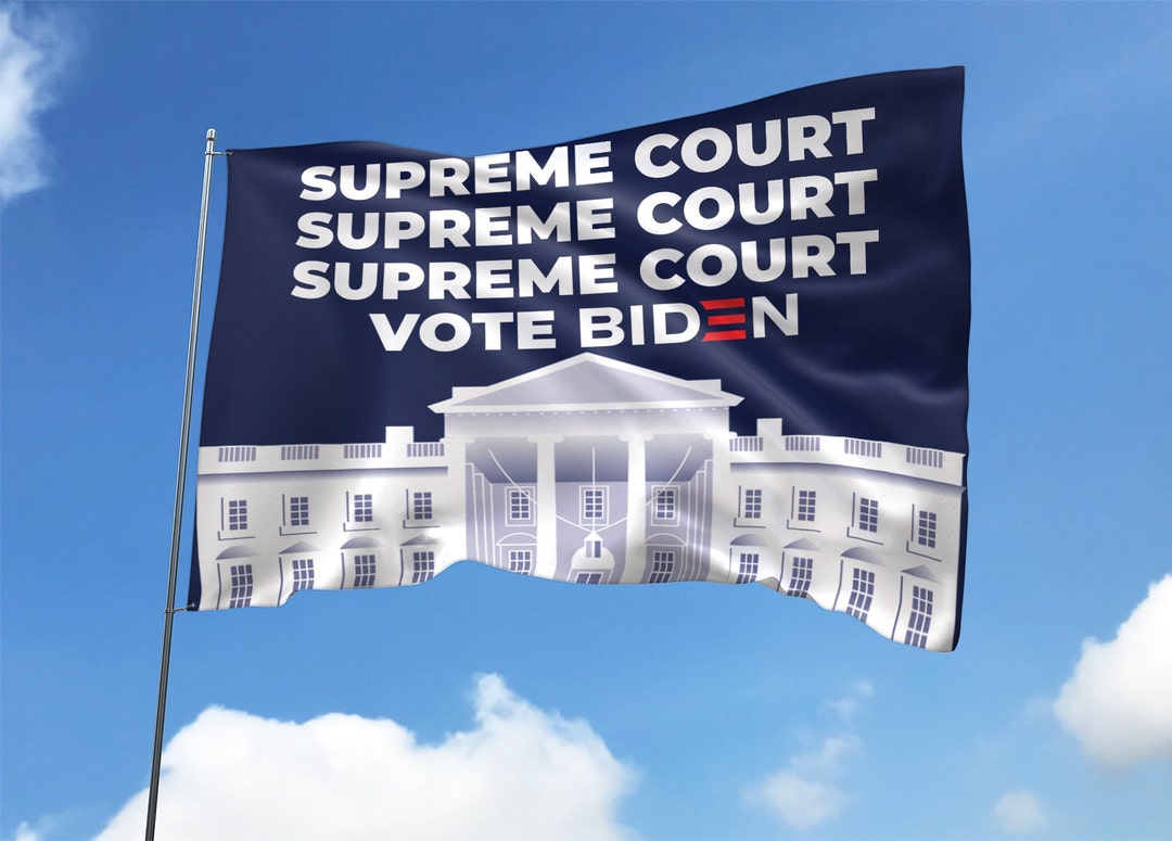 Biden Supreme Court Democrat House Flag, Facism Flag Double Sided ...