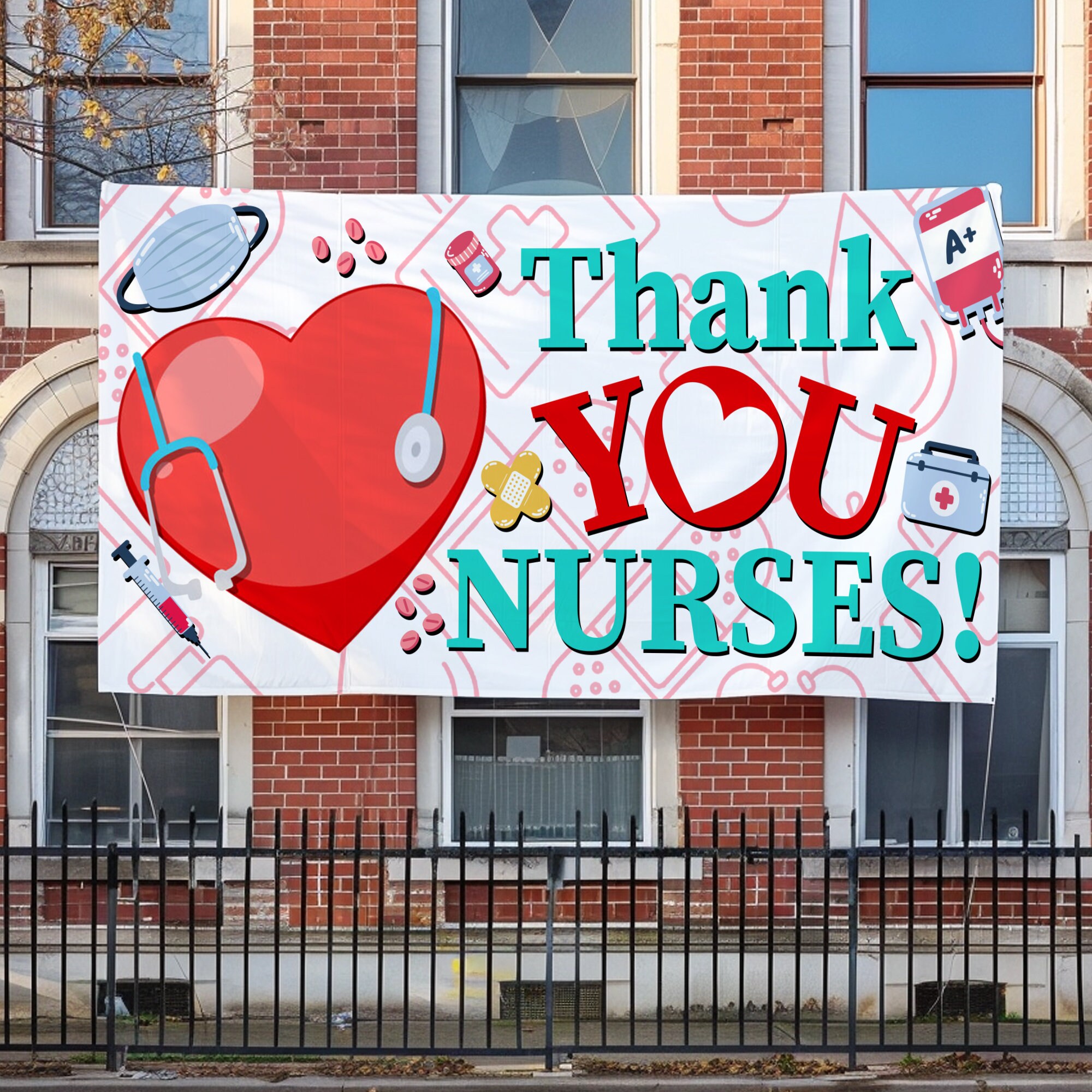 National Nurses Week Appreciation Banner Nurse Appreciation Day Sign ...