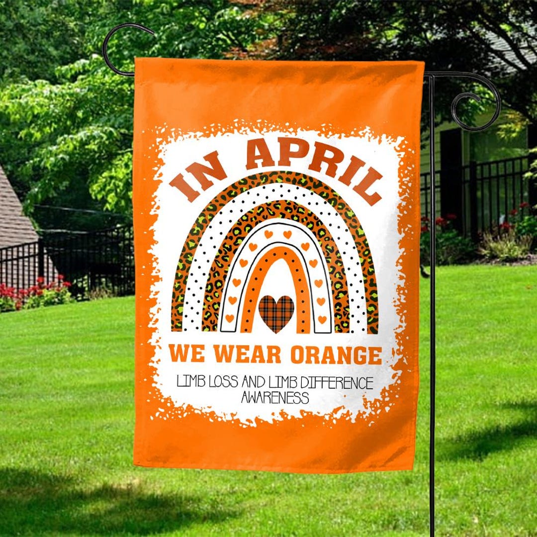 Limb Loss and Limb Difference Awareness Garden Flag, DOUBLE-SIDED Limb ...