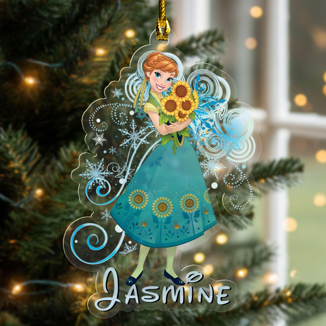 Disney Anna Elsa Frozen Christmas Ornament,princess Elsa & Anna ...