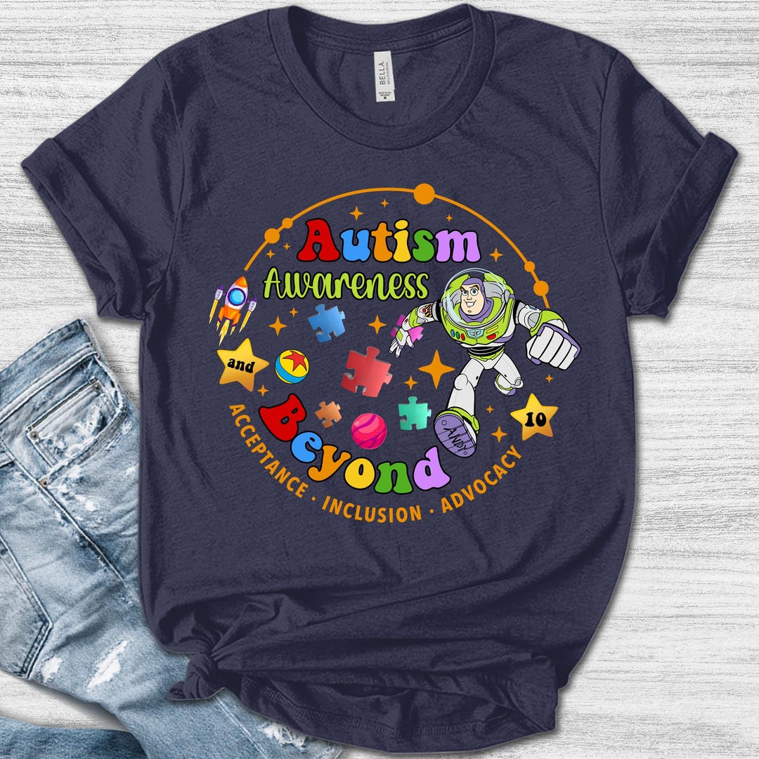 Buzz Lightyear Autism Shirt, Toy Story Buzz Shirt, to Infinity and ...
