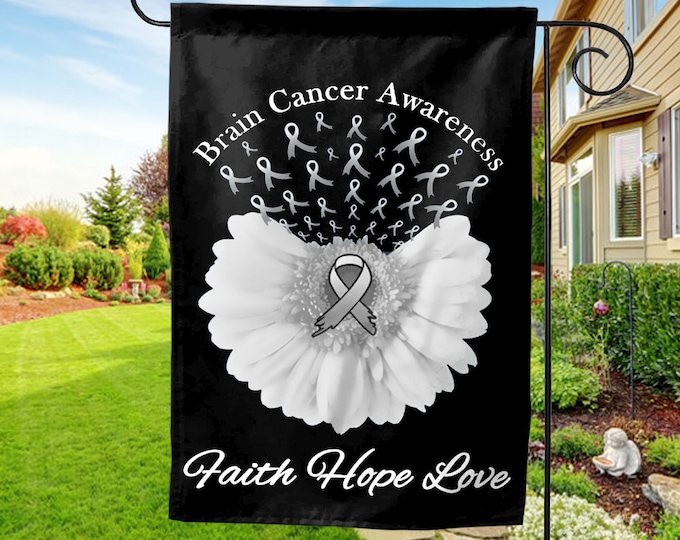 Brain Tumor Awareness Pin, Brain Cancer Awareness Badge, Grey in May ...