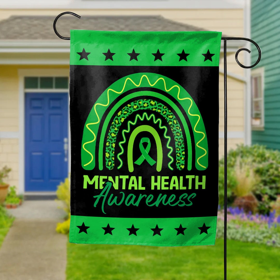 Mental Health Awareness Garden Flag, Garden Flags Double Sided for ...