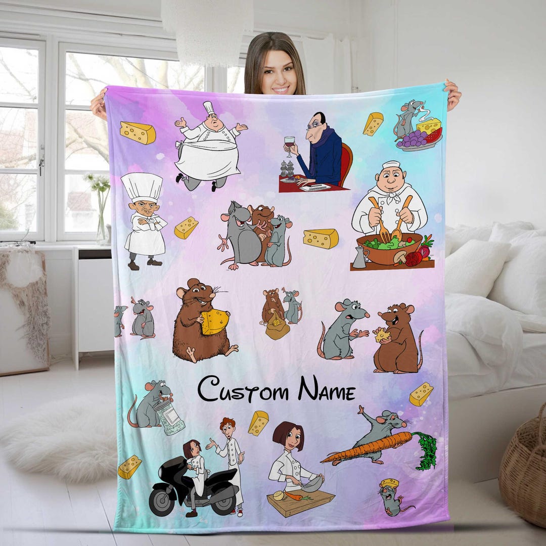 Personalized Disney Pixar Ratatouille Blanket/remy Ratatouille Blanket ...
