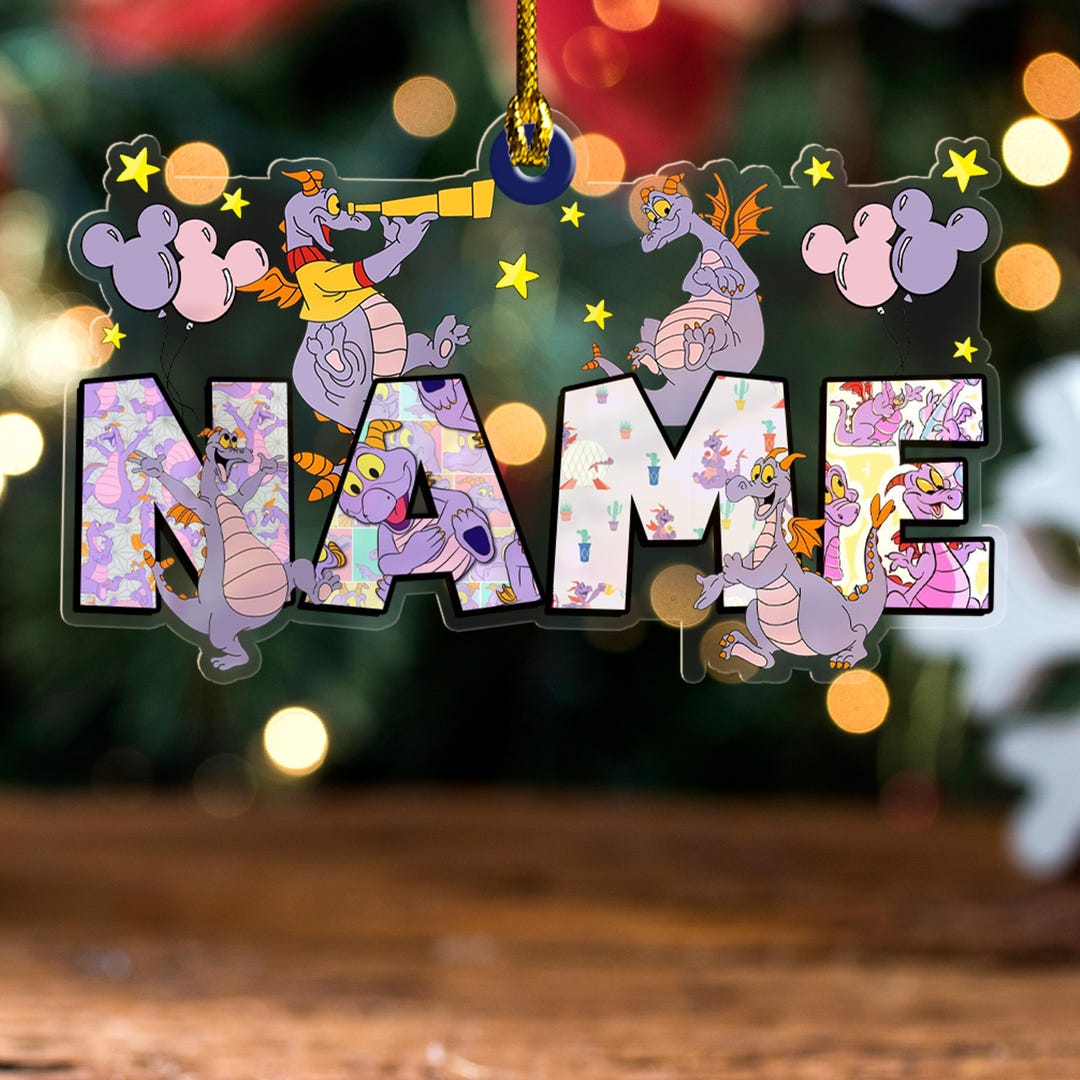 Figment Epcot Christmas Ornament/disney Christmas Ornament/dragon ...