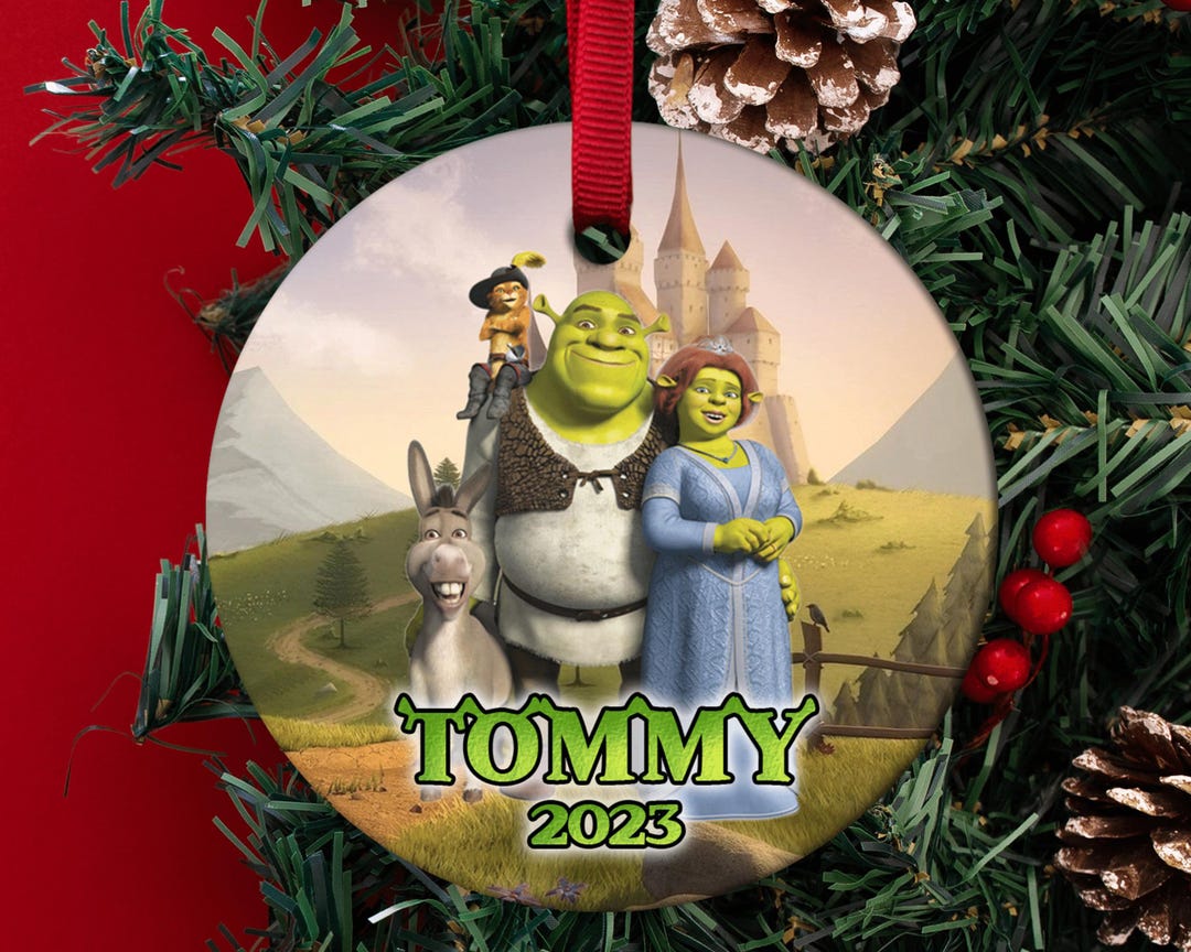Disney Shrek Christmas Ornament, Shrek Movie Ornament, Christmas Tree ...