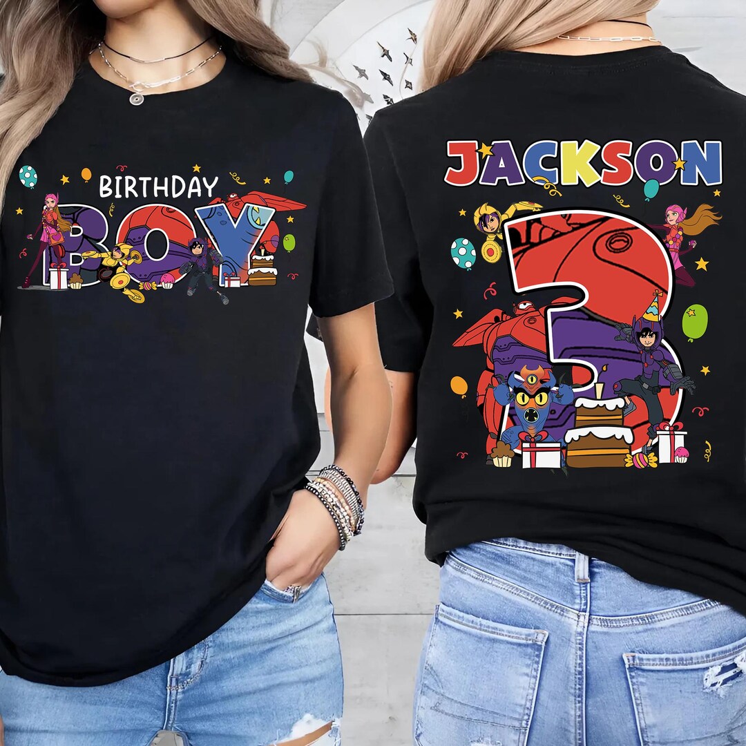 Personalized Big Hero 6 Baymax Disney Birthday Shirt/baymax Tadashi ...